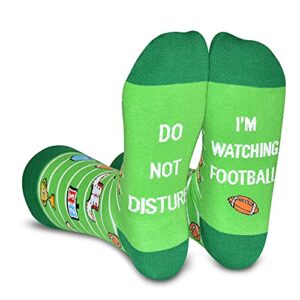 men novelty football socks,, funny football gifts for teen boys grandad football lovers football coach