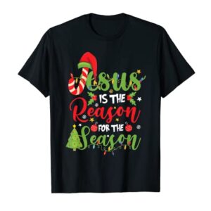 Christian Jesus The Reason Christmas Stocking Stuffer Gifts T-Shirt