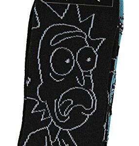 Rick And Morty 2 Pack Casual Crew Socks (Adult, Rm3), shoe 6-12