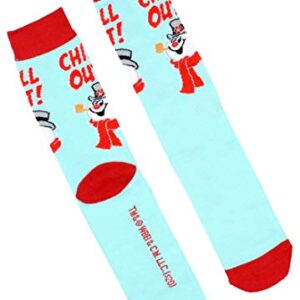 Frosty The Snowman Adult Winter Holiday 3 Pair Crew Socks