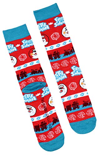 Frosty The Snowman Adult Winter Holiday 3 Pair Crew Socks