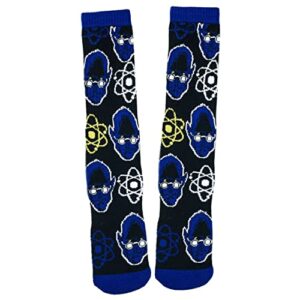 marvel comics x-men blue beast fusion symbol crew socks