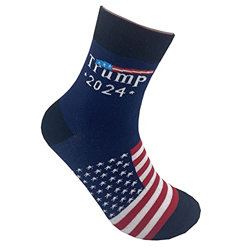 Trump 2024 Socks with Hair - Unisex Funny Gift Socks President 2024 Socks with Comb (06-2024)