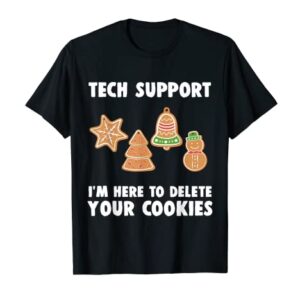 Funny Christmas Tech Support Shirt Computer Programmer Gift