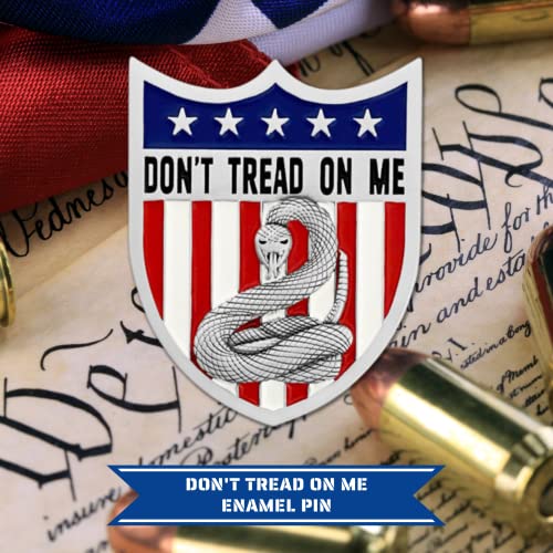 Don't Tread On Me - Second Amendment - Right To Bear Arms - Collector Lapel Pin