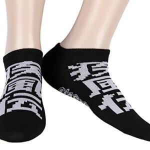 Bioworld Naruto Ninja Anime Adventures 5 Pair Mix and Match No Show Ankle Socks