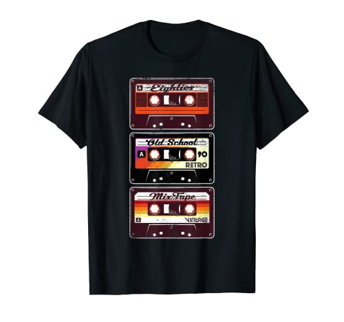 Retro 80s 90s Music Cassette Tape Vintage Stocking Stuffer T-Shirt