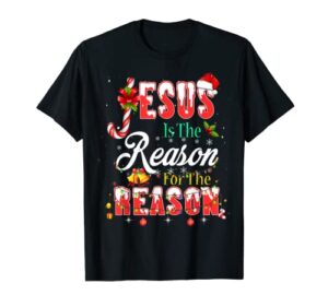 christian jesus the reason christmas stocking stuffer t-shirt