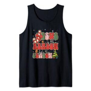 Christian Jesus The Reason Christmas Stocking Stuffer Gifts Tank Top