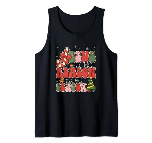 Christian Jesus The Reason Christmas Stocking Stuffer Gifts Tank Top