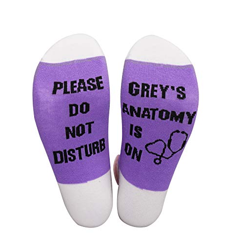 Unisex Funny Socks Grey's Anatomy is on Novelty Crew Casual Cotton Socks You Are My Person Socks Summmer GiftS