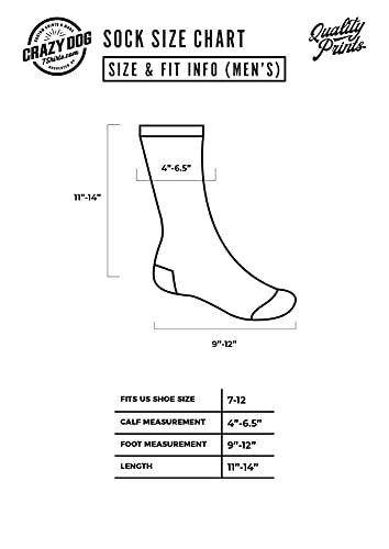 Crazy Dog T-Shirts Men's Oh Chemis Tree Socks Funny Christmas Tree Chemistry Science Nerdy Graphic Novelty Footwear