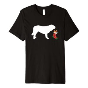 St Bernard Christmas Saint Bernard Stocking Stuffer Dog Premium T-Shirt