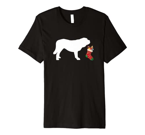 St Bernard Christmas Saint Bernard Stocking Stuffer Dog Premium T-Shirt