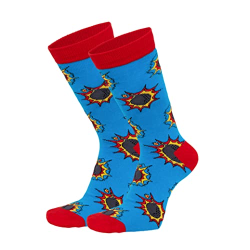 RHB Supply Novelty Socks for Men - Funny unique socks for Dad, Husband or Boyfriend