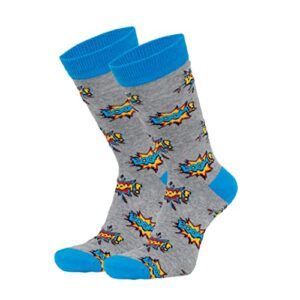 RHB Supply Novelty Socks for Men - Funny unique socks for Dad, Husband or Boyfriend