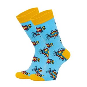 RHB Supply Novelty Socks for Men - Funny unique socks for Dad, Husband or Boyfriend