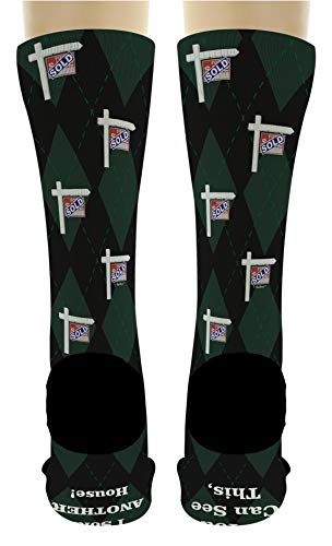 Realty Closing Gifts If You See This Sold Another House Real Estate Socks 1-Pair Novelty Crew Socks