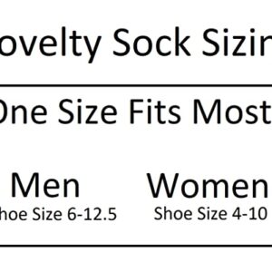 Random Stock Apparel 2-Pair Mens Christmas Casual Crew Socks Holiday Themed Fun Gifts (Martini)