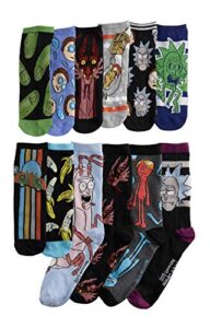 men’s 12 days of socks – rick and morty 2020