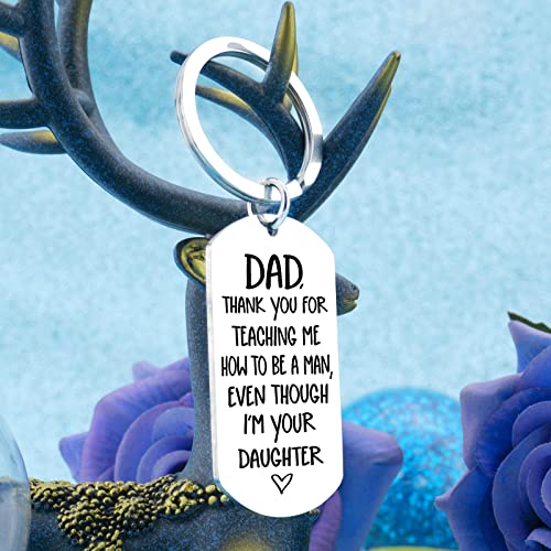 Father's Day Gifts for Men Dad Valentines Day gifts for Him Men Step Dad Daddy Dad Keychain Gifts from Daughter for Him Birthday Father's Day Dad Meaningful Christmas Gifts for Him Dad New Driver Gift