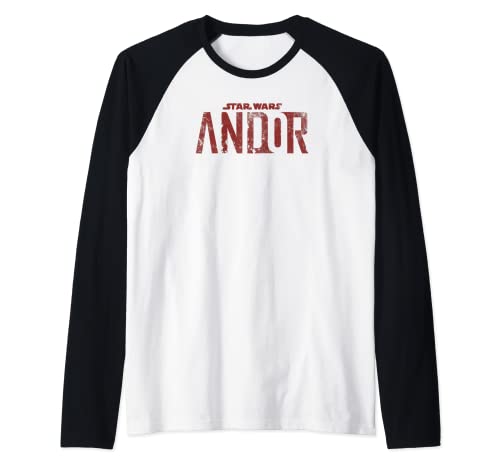 Star Wars: Andor Worn Text Logo Raglan Baseball Tee