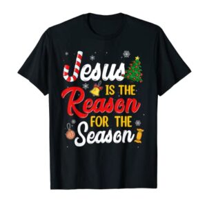 Christian Jesus The Reason Christmas Stocking Stuffer Gifts T-Shirt