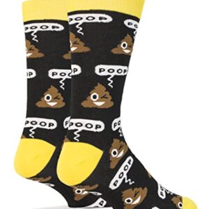 Mens Funny Novelty Crew Socks Poop