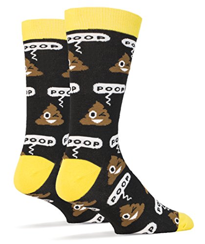 Mens Funny Novelty Crew Socks Poop