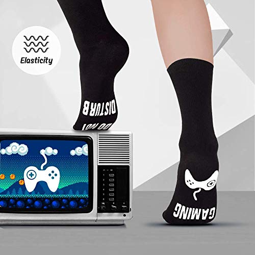 PARIGO Christmas Stocking Stuffers Gifts for Boys - Funny Gaming Socks for Him Novelty Gifts