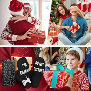 PARIGO Christmas Stocking Stuffers Gifts for Boys - Funny Gaming Socks for Him Novelty Gifts