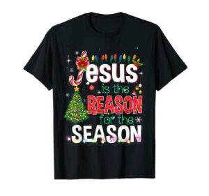 christian jesus the reason christmas stocking stuffer gifts t-shirt