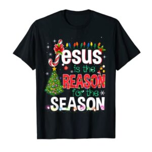 Christian Jesus The Reason Christmas Stocking Stuffer Gifts T-Shirt