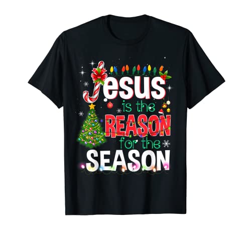 Christian Jesus The Reason Christmas Stocking Stuffer Gifts T-Shirt