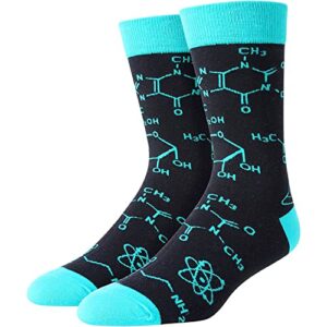 sockfun chemistry socks chemistry gifts for men science socks science gifts for teens, gifts for science lovers gifts for scientists science stocking stuffers