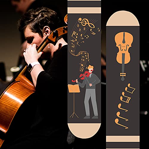 Funny Violin Socks Men Teen Boys - Music Fun Novelty Crazy Funky Cool Socks 9-11 Musical Musician Violin Valentines Day Gifts for Music Lovers Christmas Stocking Stuffers