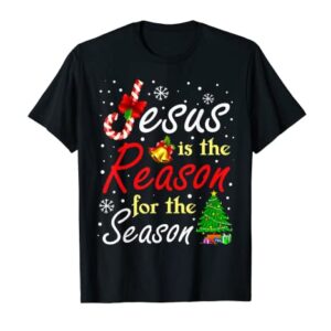 Christian Jesus The Reason Christmas Stocking Stuffer Gifts T-Shirt