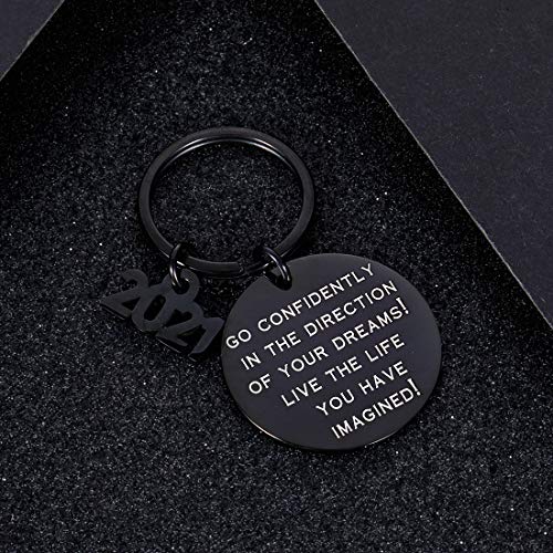 Inspirational Gifts for Women Men 2021 Keychain for Daughter Son Boy Girl Teens Kid Christmas Stocking Stuffer Gifts for Him Her Birthday Travel High School College Students Graduation Gifts Keyring