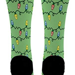 Holiday Socks Christmas Socks Kawaii Lights Xmas Socks Stocking Stuffers 6-Pair Novelty Crew Socks