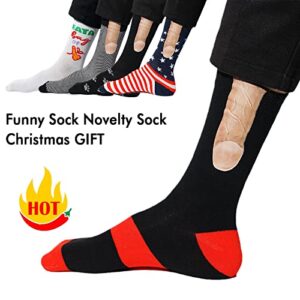 Show Off Socks, Show Off Funny Colorful Socks for Men Funny Gag Gift Novelty Socks, Funny Gifts for Women Men