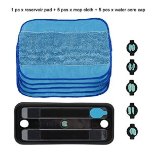 JIANWEI Vacuum Cleaner Mop Pad, 11pcs Reservoir Pad Set Parts Compatible for for Irobot Braava 380t 380T 320 Mint 4200 5200, Pro-Clean Mopping Clean Reservoir Pad(as Shown)