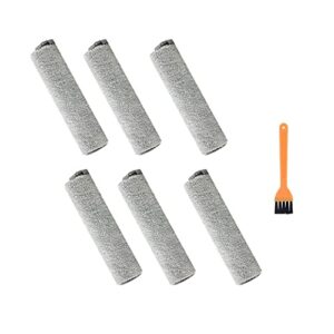 PSKOO 7Pcs Replacement Roller Brush Kit Parts Compatible with Uwant X100 Household Wet Dry Sweeper Cleaning Tool Mian Brush Home