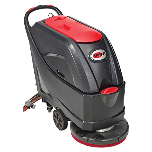 Viper Cleaning Equipment 56384810 AS5160 Walk Behind Automatic Scrubber, 20" Brush, 16 gal, Pad-Assist Drive, 31" Squeegee, 105 A/H Wet Batteries, 10 Amp Charger