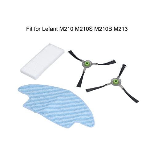 Zerodis Mopping Pad, Effective Easy to Disassemble Side Brush Sweeper Side Brush for Lefant M210 M210S M210B M213