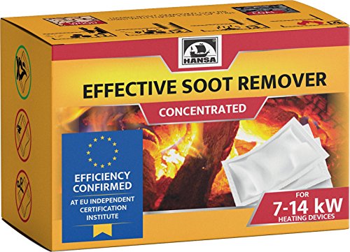 Hansa Creosote/Soot Remover Effective Chimney Cleaner Sweeper Concentrated 7-14kW Devices (5 Bags x 18 Grams)