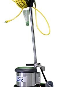 USA-CLEAN X17SS Floor Scrubber Machine - 17 inch (432mm) Cleaning Path - Industrial Commercial Use, Walk-Behind, Plug-in Electric, Quiet, and Easy to Use