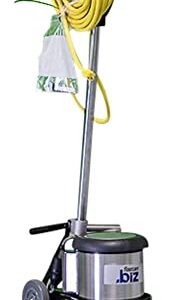 USA-CLEAN X17SS Floor Scrubber Machine - 17 inch (432mm) Cleaning Path - Industrial Commercial Use, Walk-Behind, Plug-in Electric, Quiet, and Easy to Use