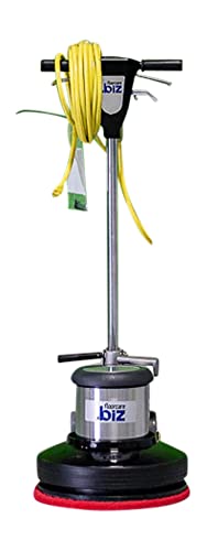 USA-CLEAN X17SS Floor Scrubber Machine - 17 inch (432mm) Cleaning Path - Industrial Commercial Use, Walk-Behind, Plug-in Electric, Quiet, and Easy to Use