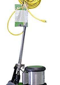 USA-CLEAN X17SS Floor Scrubber Machine - 17 inch (432mm) Cleaning Path - Industrial Commercial Use, Walk-Behind, Plug-in Electric, Quiet, and Easy to Use