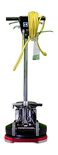 USA-CLEAN X17SS Floor Scrubber Machine - 17 inch (432mm) Cleaning Path - Industrial Commercial Use, Walk-Behind, Plug-in Electric, Quiet, and Easy to Use